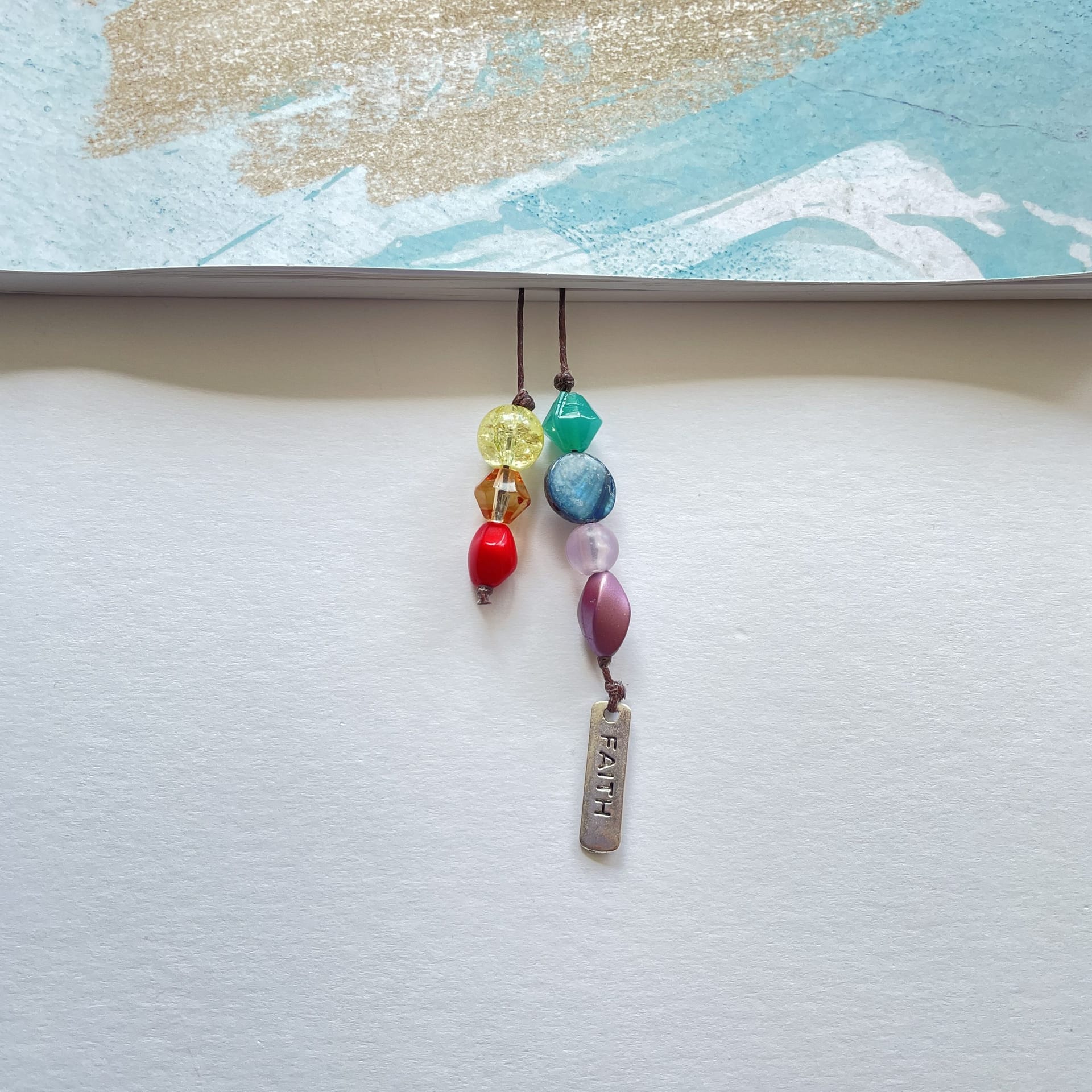 Handmade Motivational Rainbow Bookmark